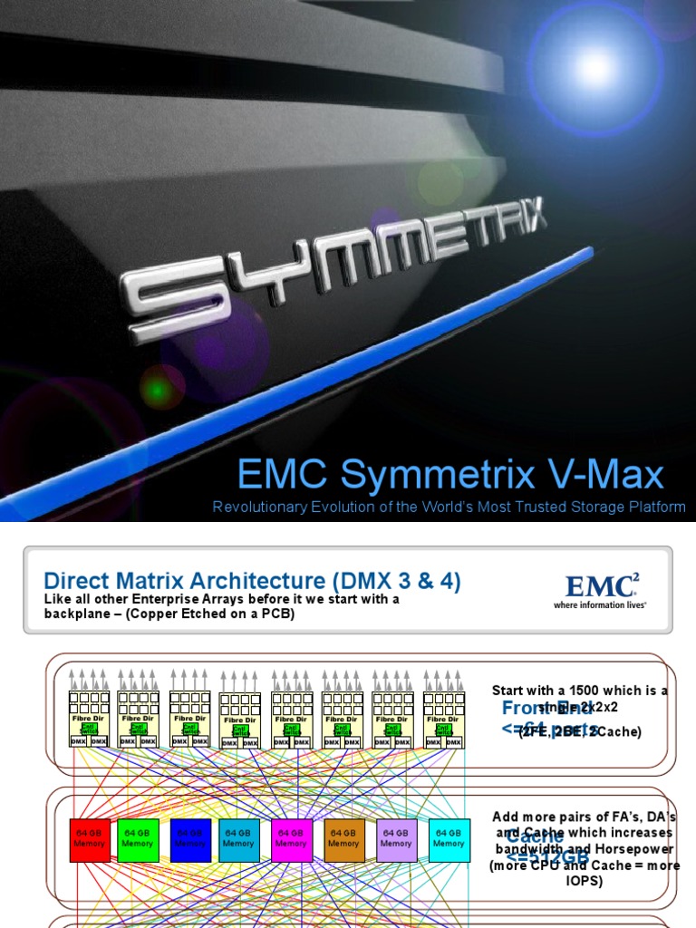 EMC Symmetrix V-Max.ppt | Computer Engineering | Computer Hardware
