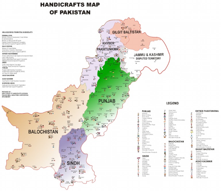 Map of Handicrafts PDF | PDF