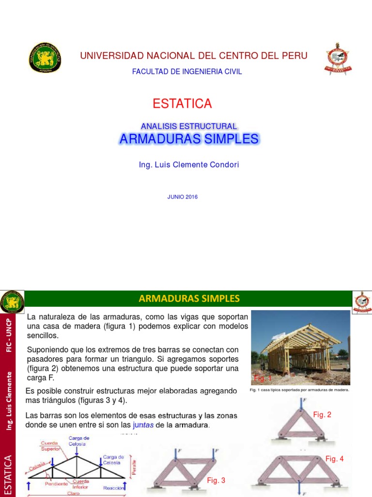 Estatica Armaduras PDF | PDF | Braguero | Fuerza