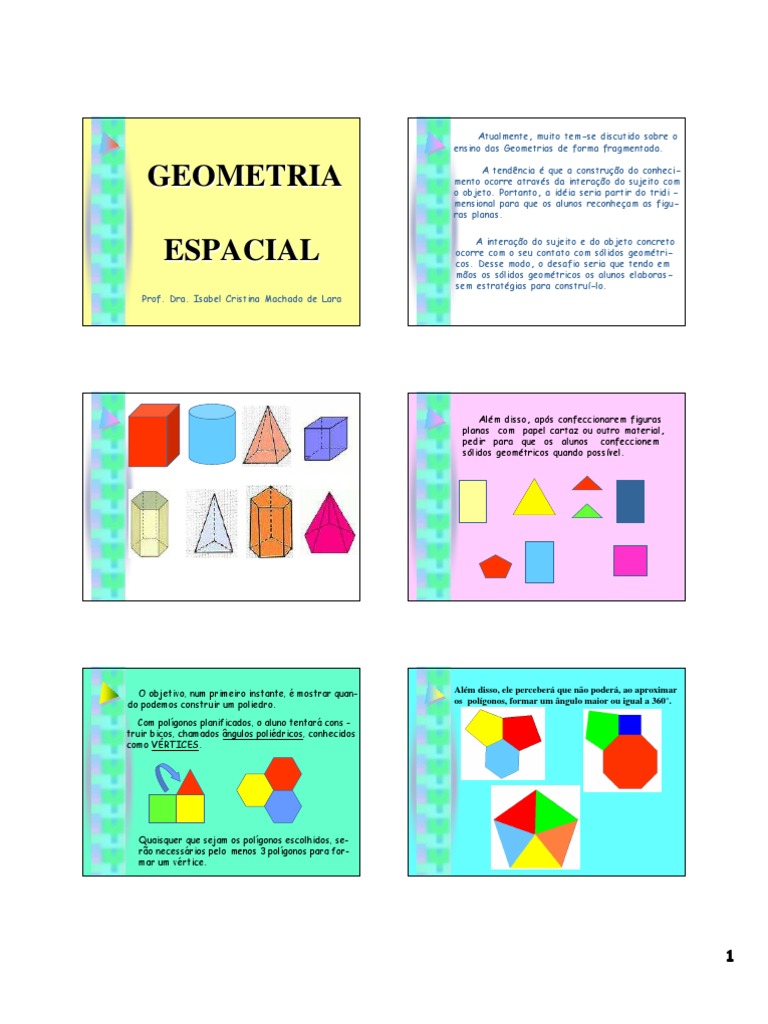 Matemática - Geometria Espacial - LAB II | PDF | Tetraedro | Geometria