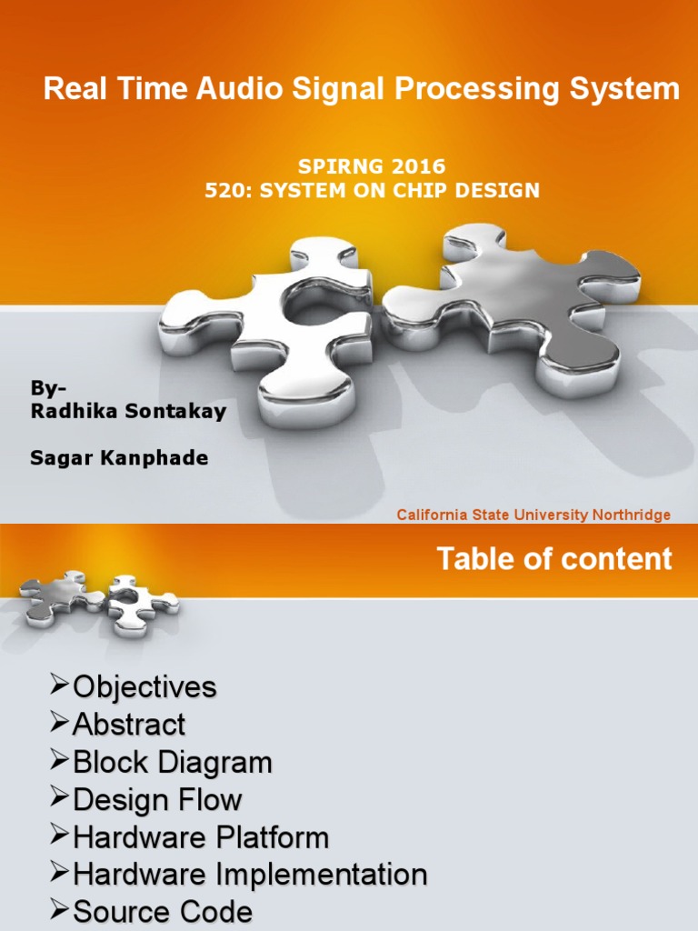 Real-Time Audio Processing System | PDF | Digital Audio | Analog To ...