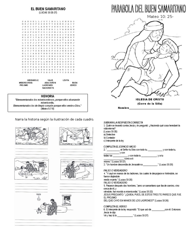 Parabola Del Buen Samaritano | PDF