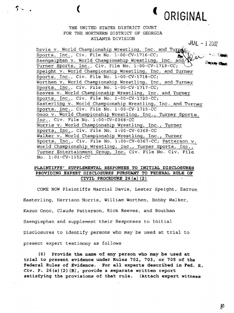 080 Supplemental Responses To Disclosures | PDF | Professional ...