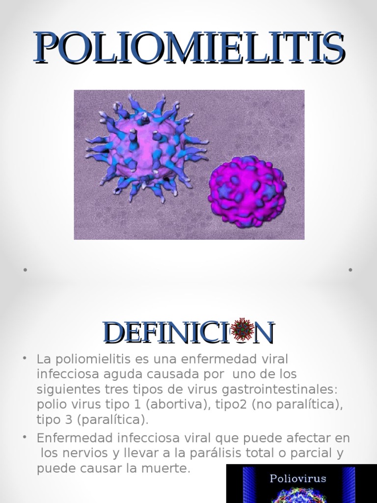 Polio Mielitis | PDF | Poliomielitis | Enfermedades y trastornos