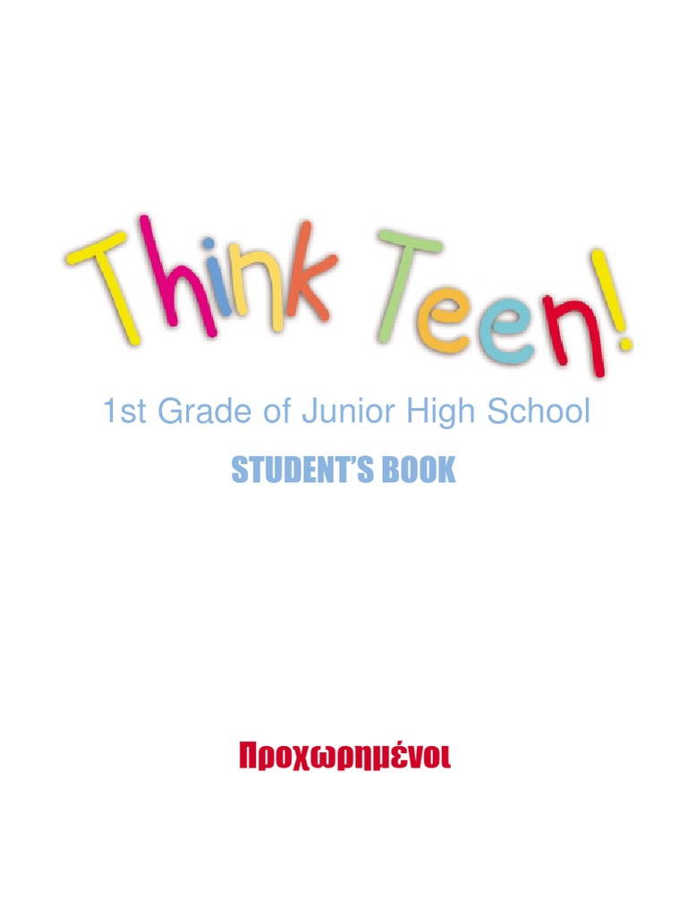 1st Grade of Junior High School: Student'S Book | PDF