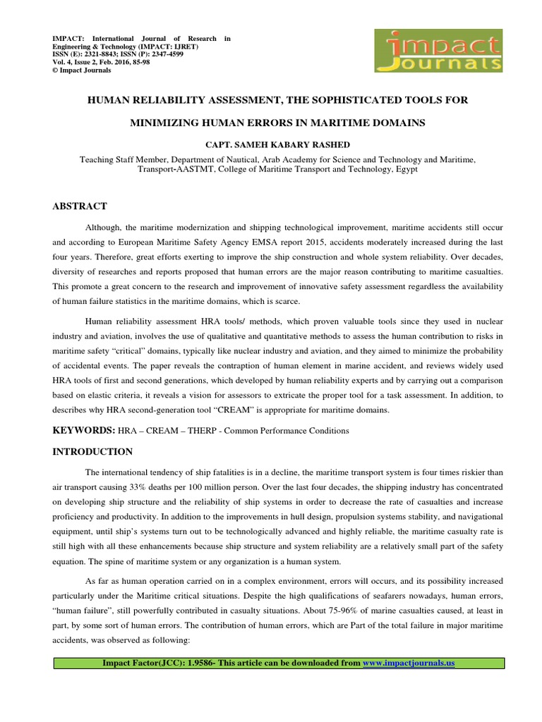 2 77 1456749053 7.eng Human Reliability Assessment, The Sophisticated | Download Free PDF ...