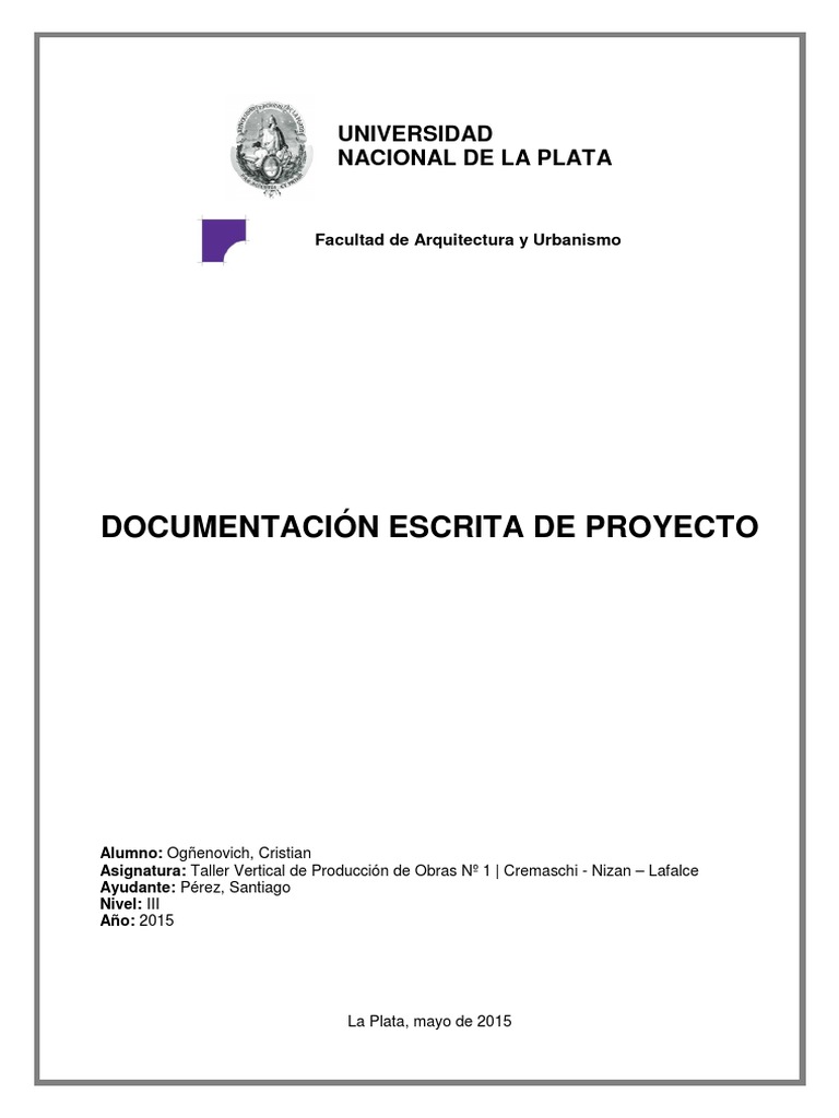 Documentacion Escrita de Proyecto | PDF | Presupuesto | Medición