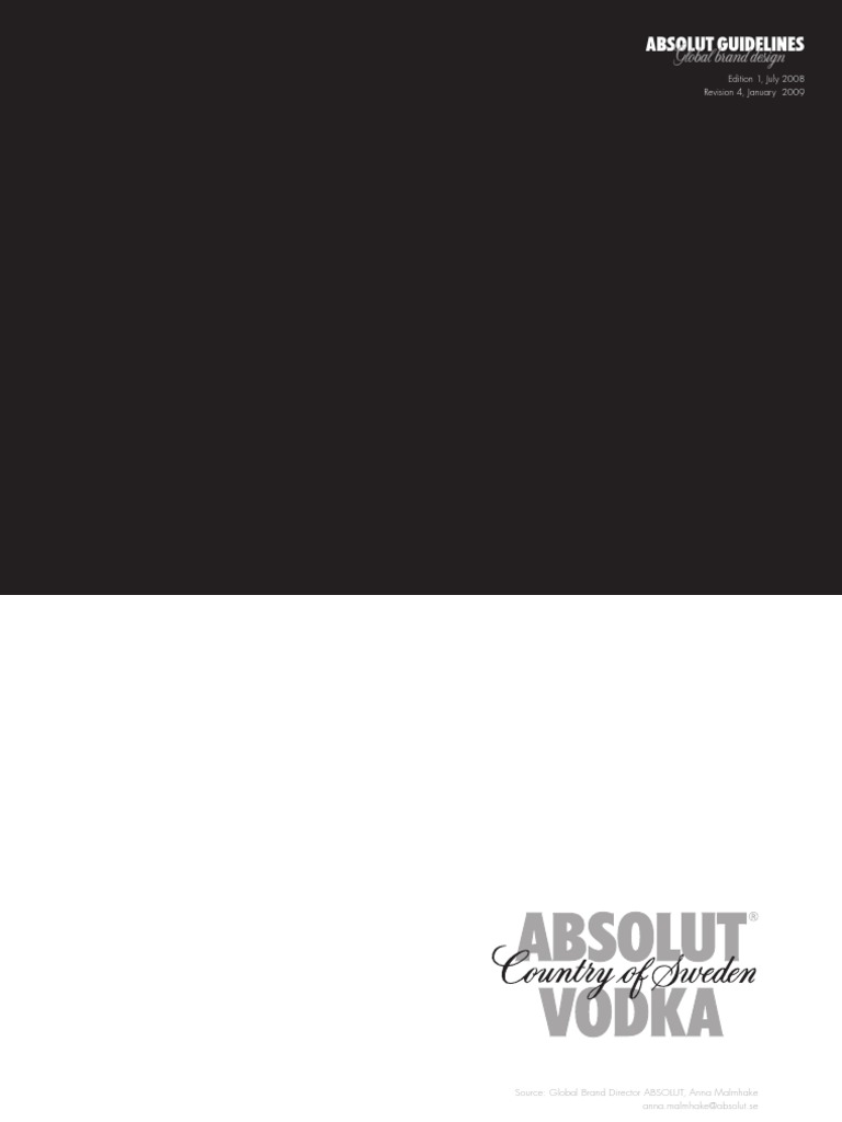 ABSOLUT Brand Design Guide | PDF | Magenta | Logos