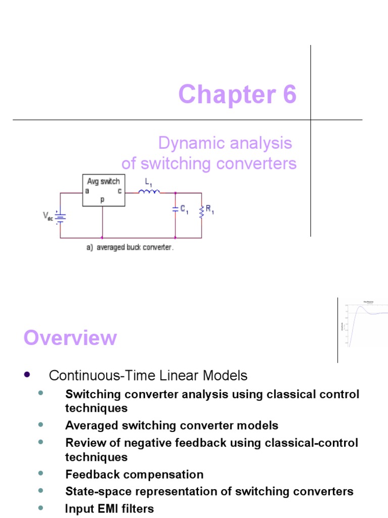 Dynamic Analysis of Switching Converters | PDF | Electronic Filter ...