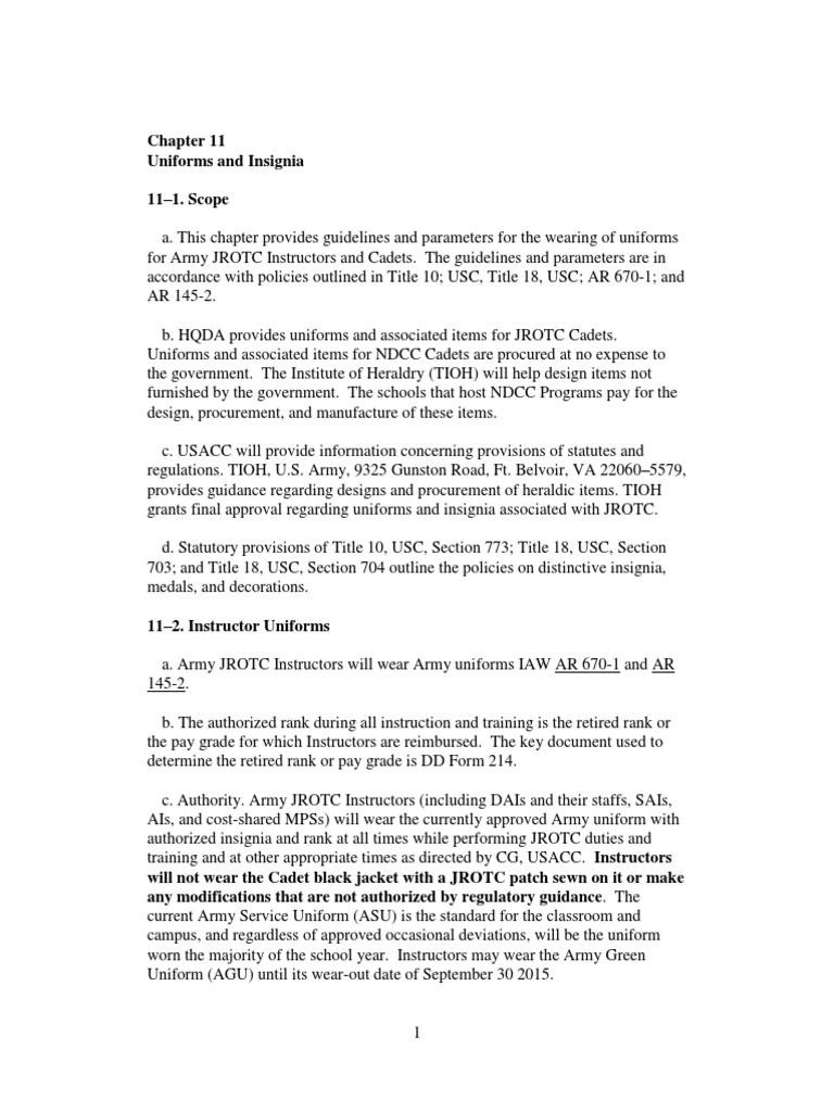 ccr145-2 Chap11 Revised PDF | PDF | Sergeant | Headgear