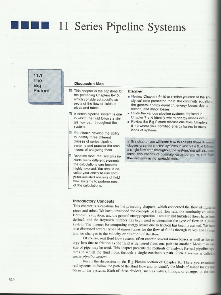 Series Pipeline Systems | PDF