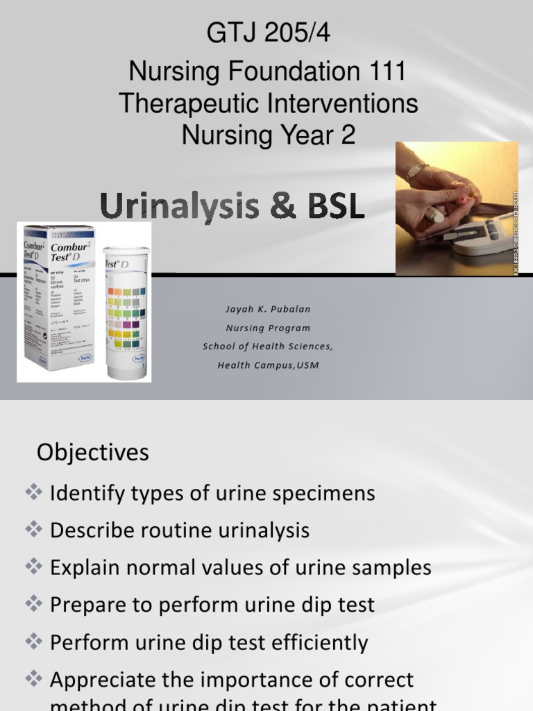 Urine Ward Test and Blood Glucose Test | PDF | Blood Sugar | Urine