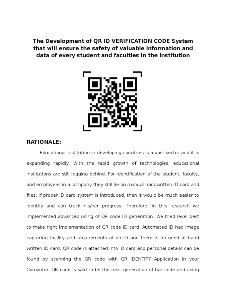 QR Code | PDF | Qr Code | Identity Document