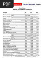 Engine Build Sheet | PDF | Piston | Internal Combustion Engine