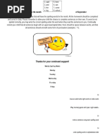Daily Five Weekly Record 20 Spelling Words | PDF