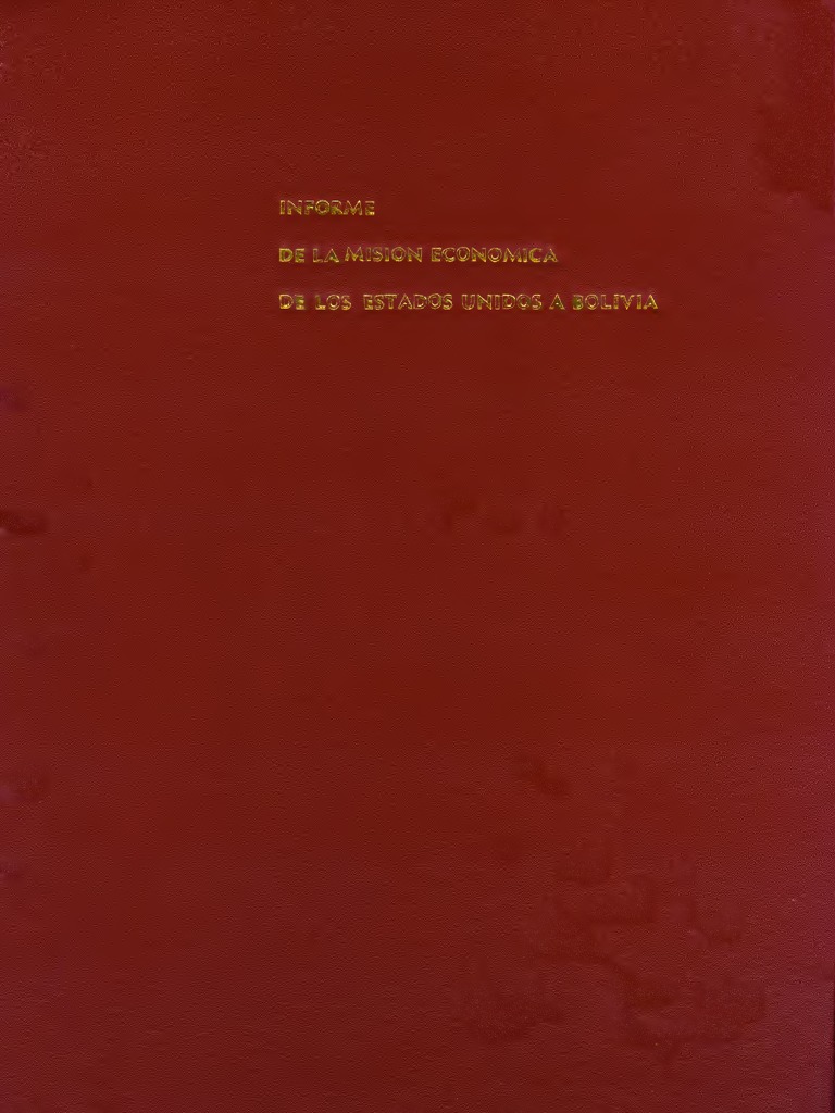 Plan Bohan PDF | PDF | Bolivia | Economias