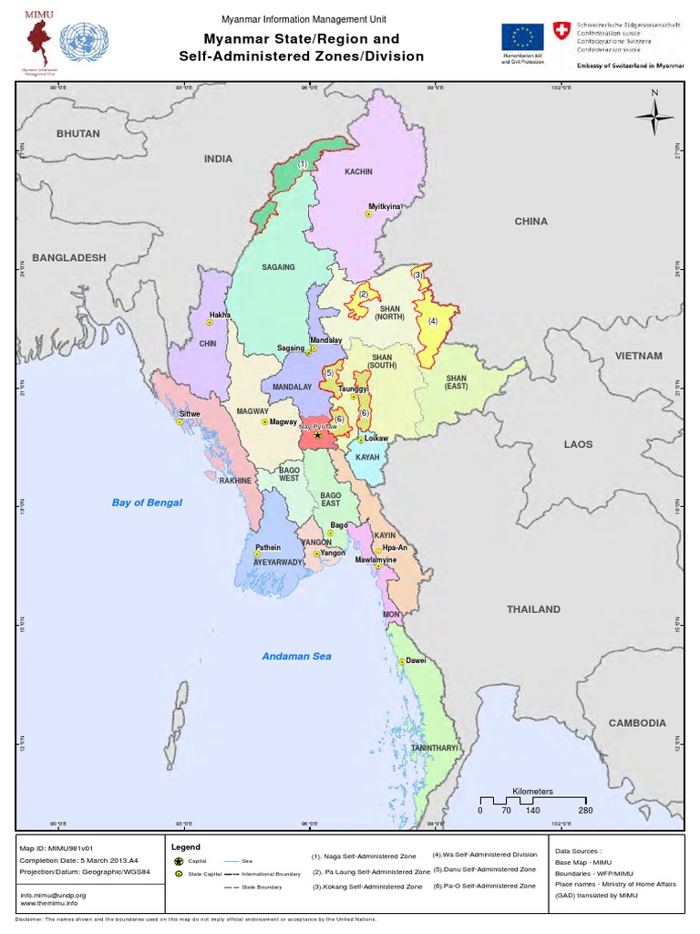 Naga Self-Administered Zone Map | PDF