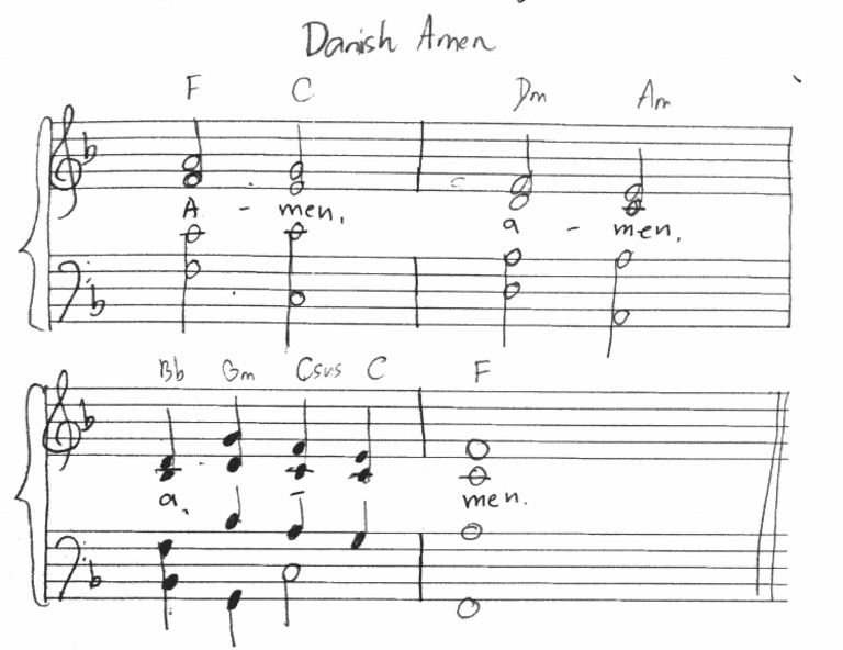 Danish Amen | PDF