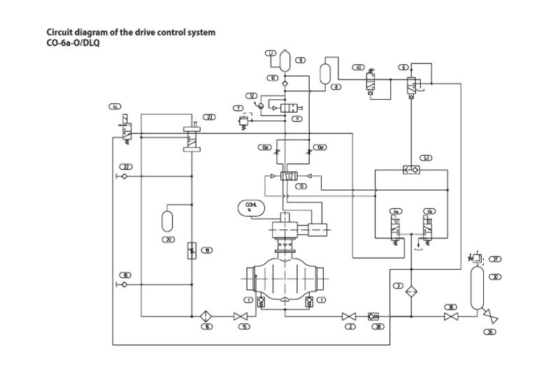 Circuit Diagram of The Drive Control System CO-6a-O/DLQ | PDF