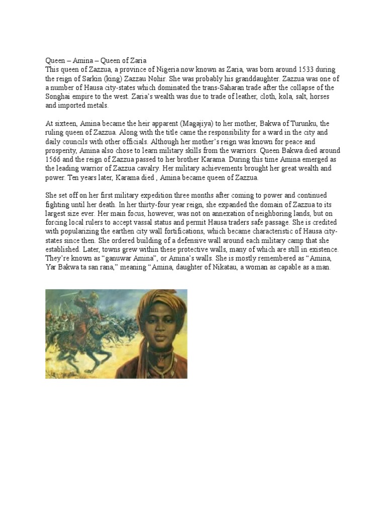Queen Amina | PDF