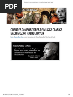 Época de Genios (Clasicismo) | PDF | Ludwig Van Beethoven | Wolfgang Amadeus Mozart