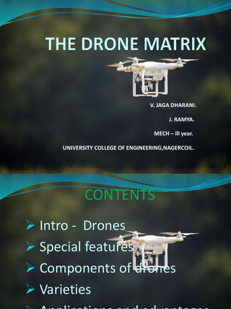 The Drone Matrix | PDF | Unmanned Aerial Vehicle | Computing And ...