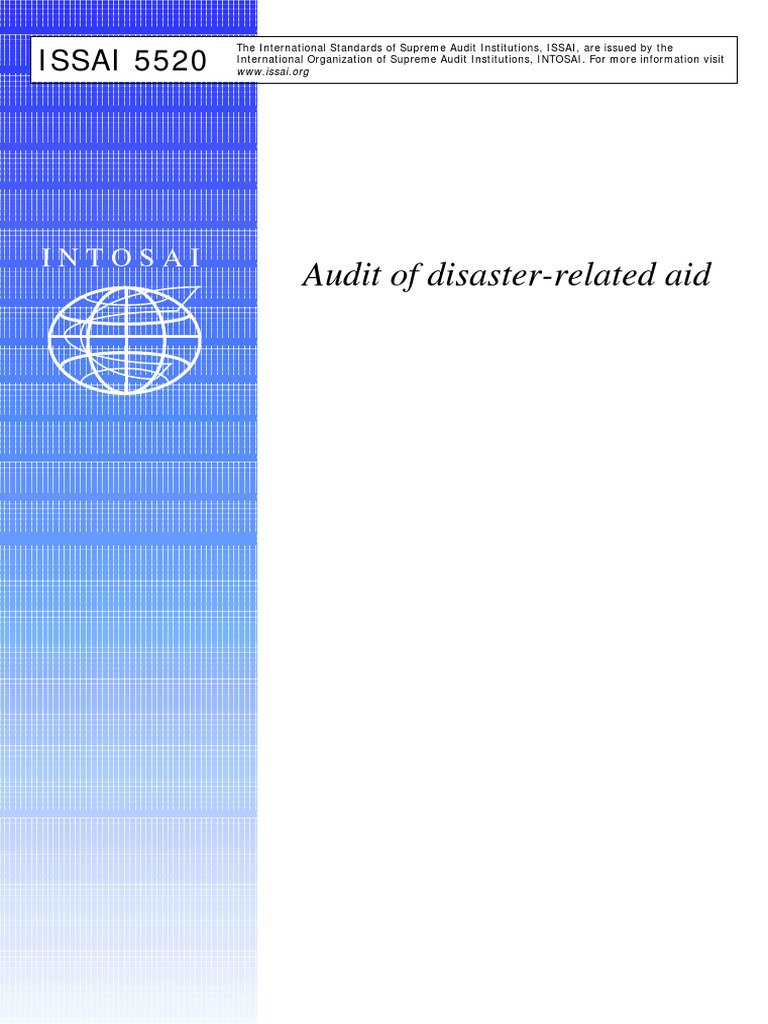 Audit of Disaster-Related Aid: ISSAI 5520 | PDF | Aids | Emergency ...