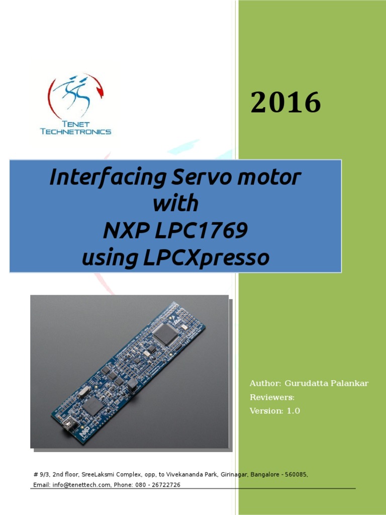 Interfacing Servo Motor With LPC1769 | PDF | Servomechanism ...