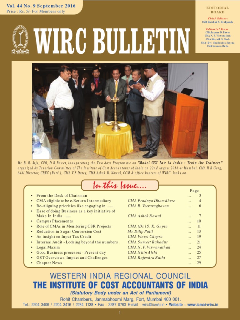 SEPT 2016 WIRC Bulletin | PDF | Corporate Social Responsibility ...