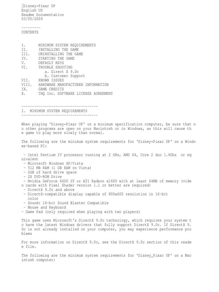 Readme | PDF | Indemnity | Microsoft Windows