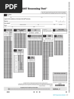KET Listening Answer Sheet | PDF
