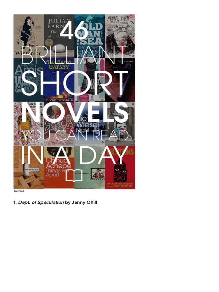 46 Brilliant Short Novels. | PDF | Novels