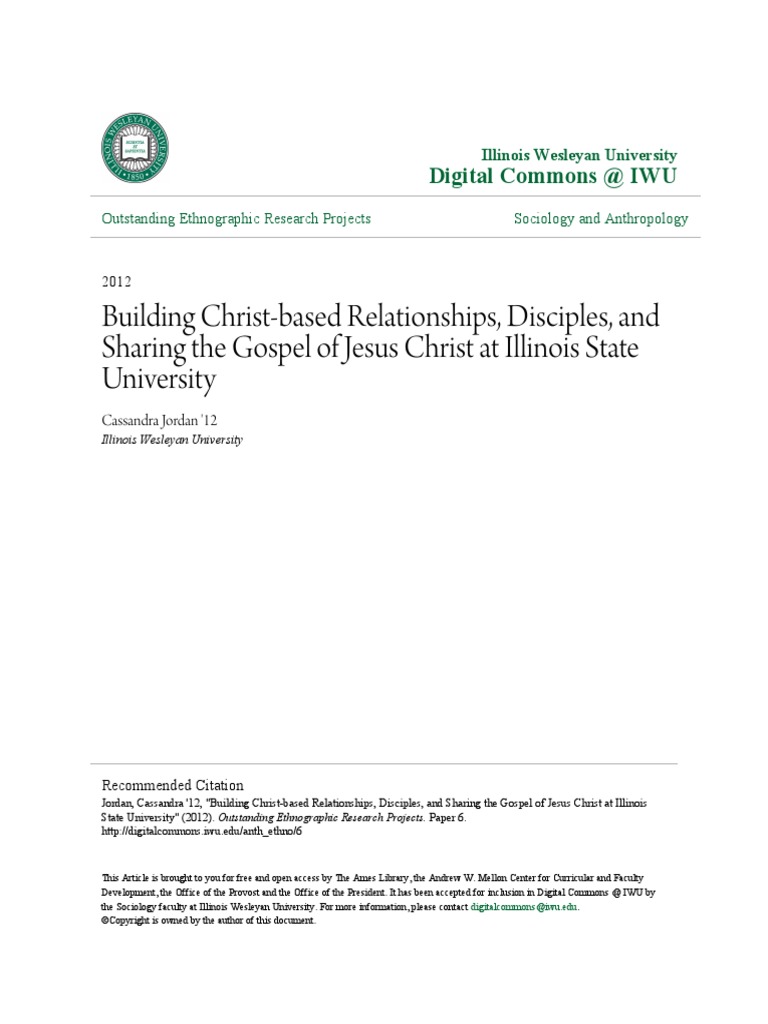 Building Christ-Based Relationships Disciples and Sharing The G | PDF ...