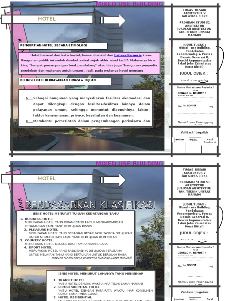 Jenis dan Klasifikasi Hotel di Indonesia | PDF