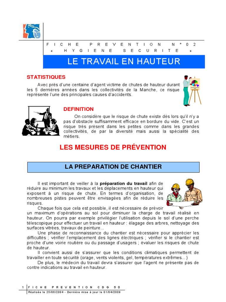 Fiche Prévention Travail en Hauteur - Fiche-Prevention-02-Travail-En ...