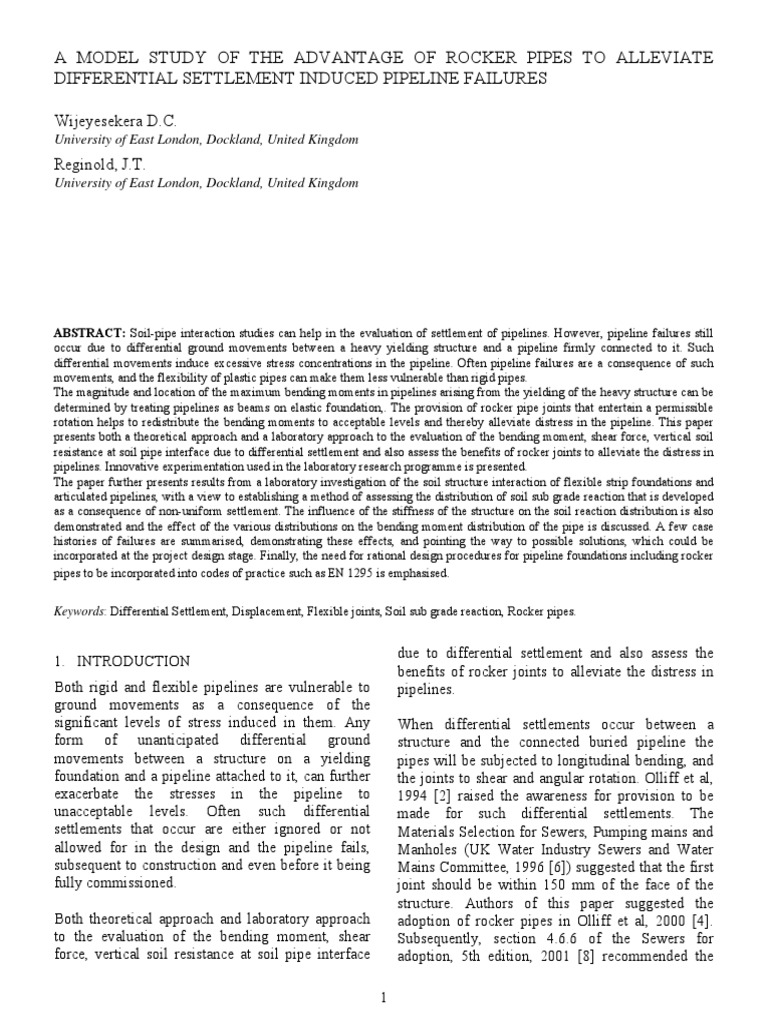 Rocker Pipe PDF | PDF | Beam (Structure) | Bending