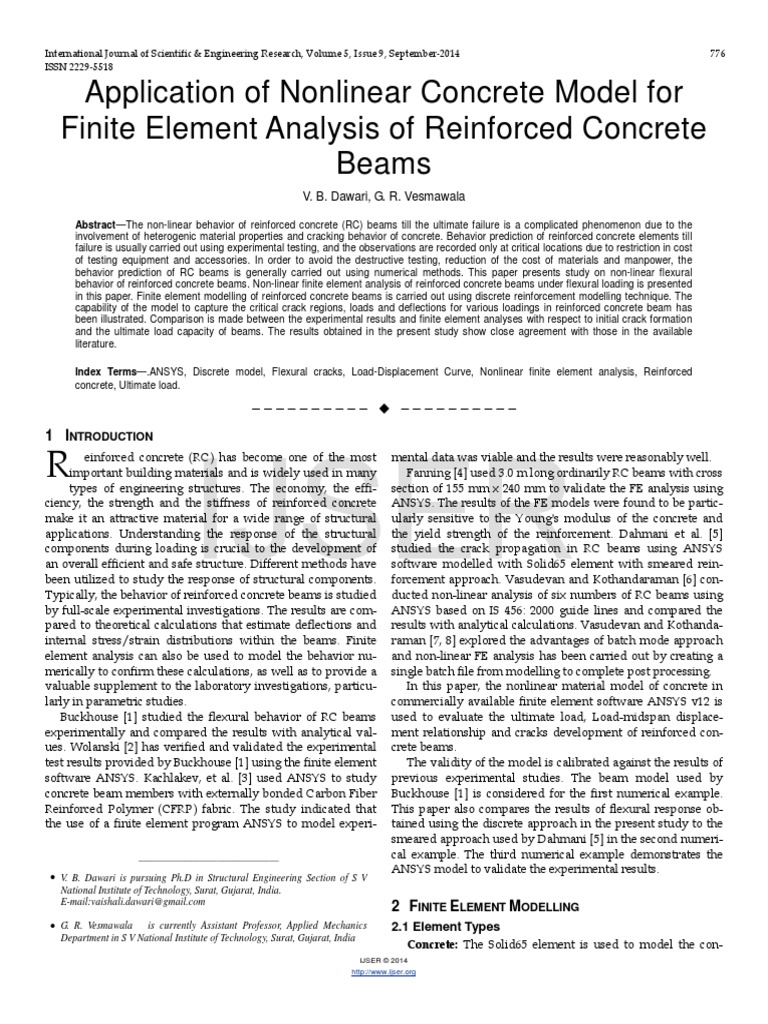 Application of Nonlinear Concrete Model PDF | PDF | Strength Of ...