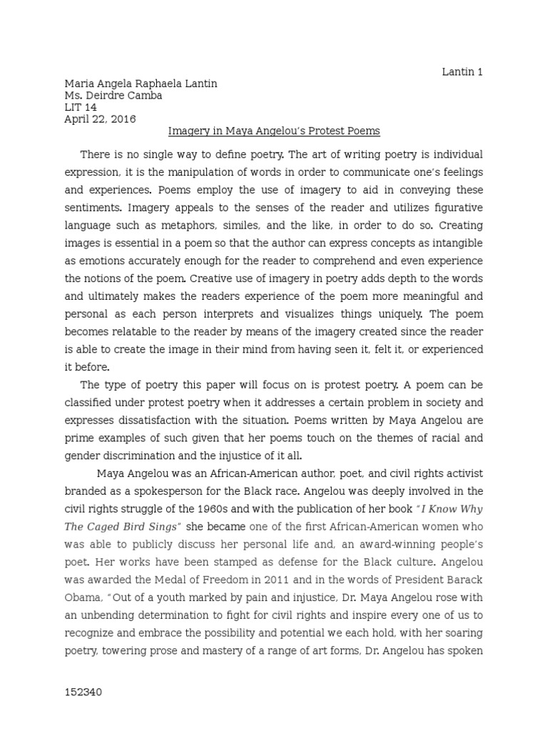 Maya Angelou | PDF | Maya Angelou | Poetry