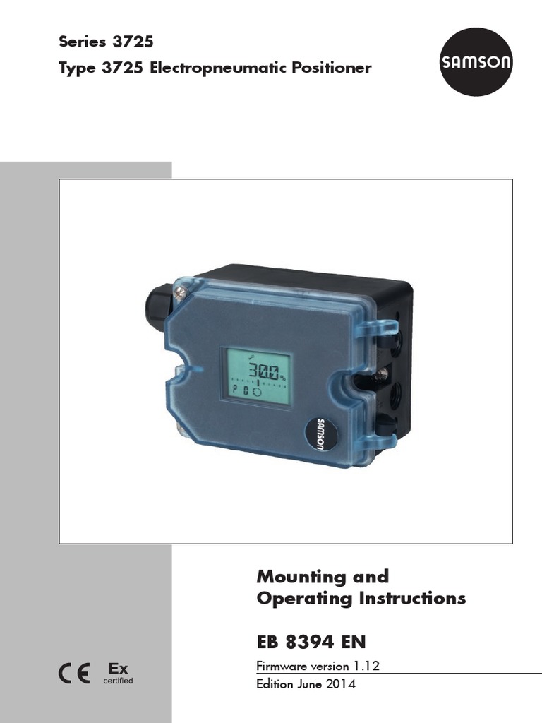 Samson 3275 PDF | PDF | Valve | Screw