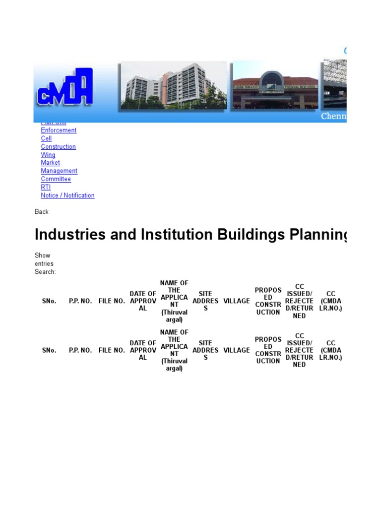 Cmda Approval 2015 | PDF | Nature