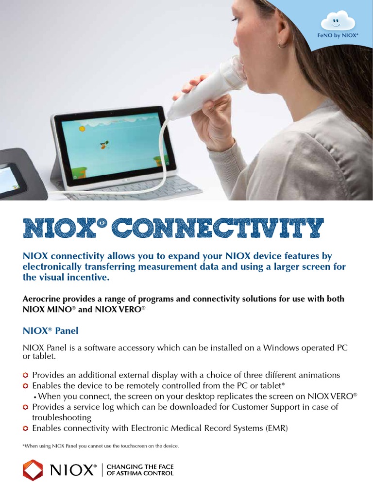 001156-01 NIOX Connectivity 20150331 Low | PDF | Electronic Health ...
