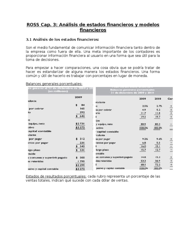 Capitulo 3 Ross | PDF | Compartir (Finanzas) | Apalancamiento (Finanzas)