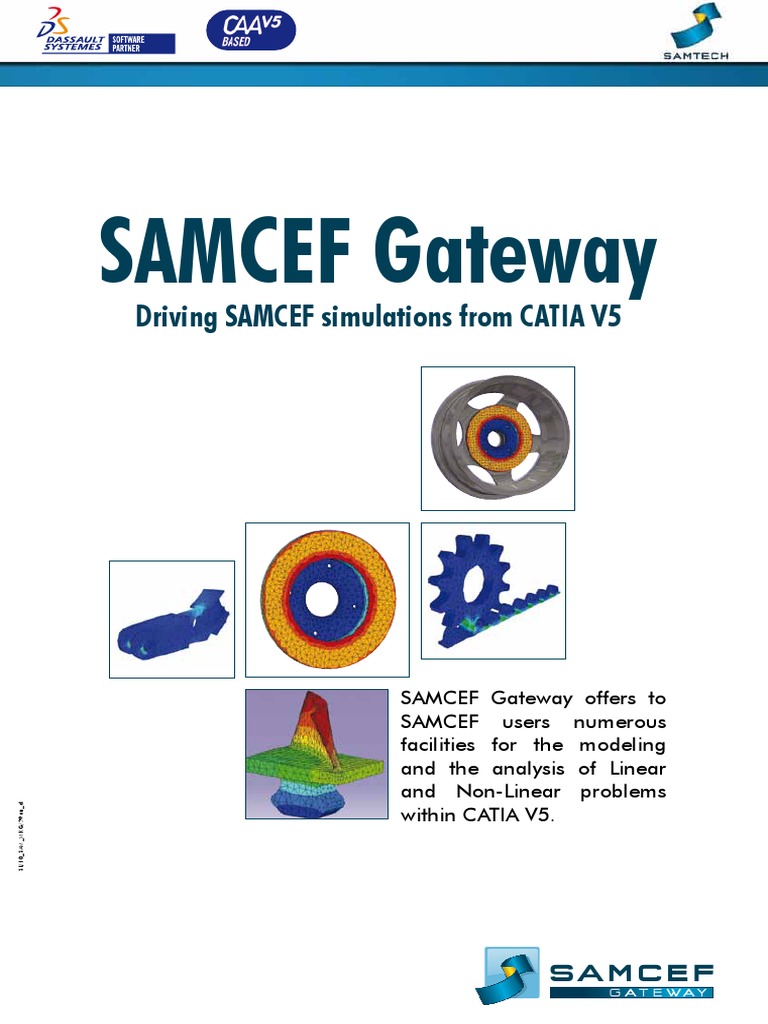SAMCEF Gateway: Driving SAMCEF Simulations From CATIA V5 | Download ...
