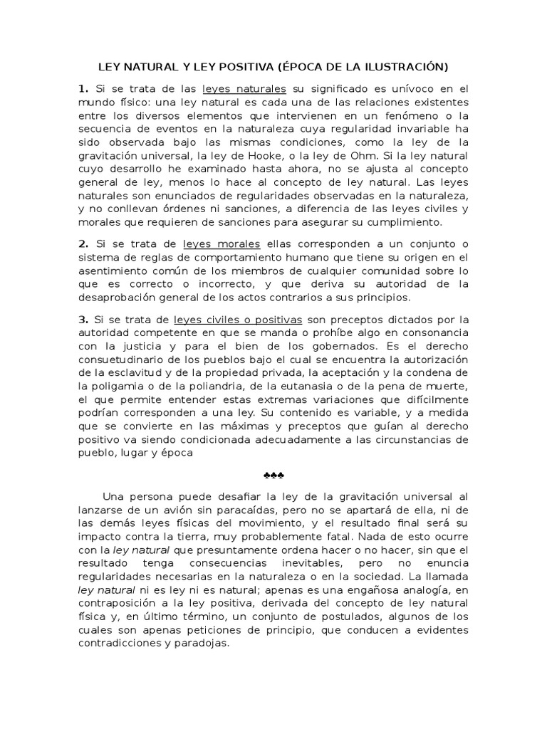 Ley Natural y Ley Positiva - Fi | La Ley natural | Moralidad