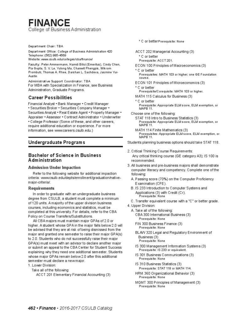 CSULB Cba Finance | PDF | Stock Market | Derivative (Finance)