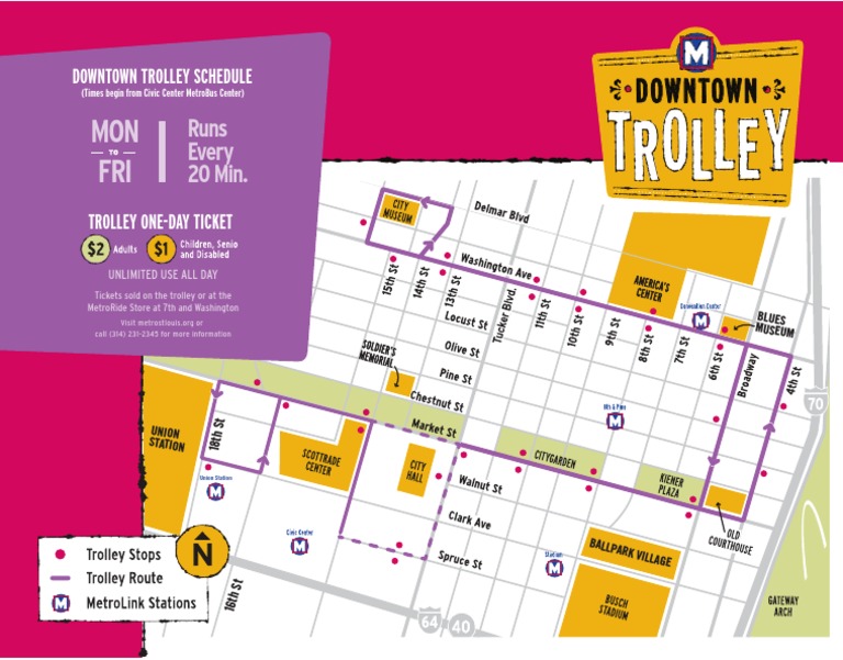 Downtown Trolley Map | PDF