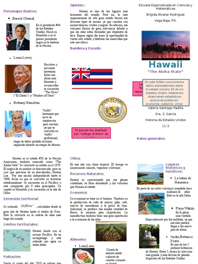 Hawaii Brochure | PDF | Hawai | Naturaleza