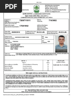 Admit Card Template | PDF | Computing