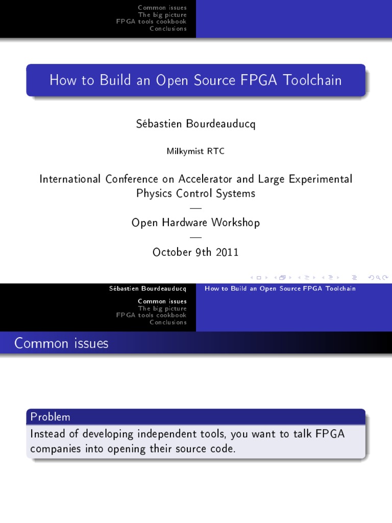 How To Build An Open Source FPGA Toolchain | PDF | Field Programmable Gate Array | Electronic Design