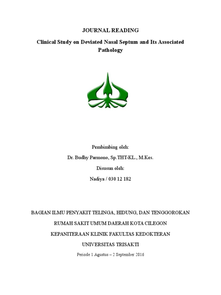 Septum Deviasi | PDF